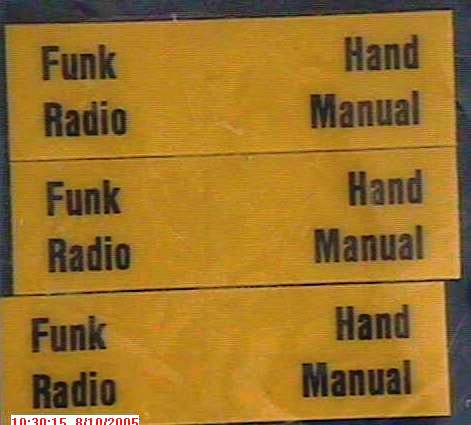 Sticker "Hand/Radio" bestellen - Hetronic